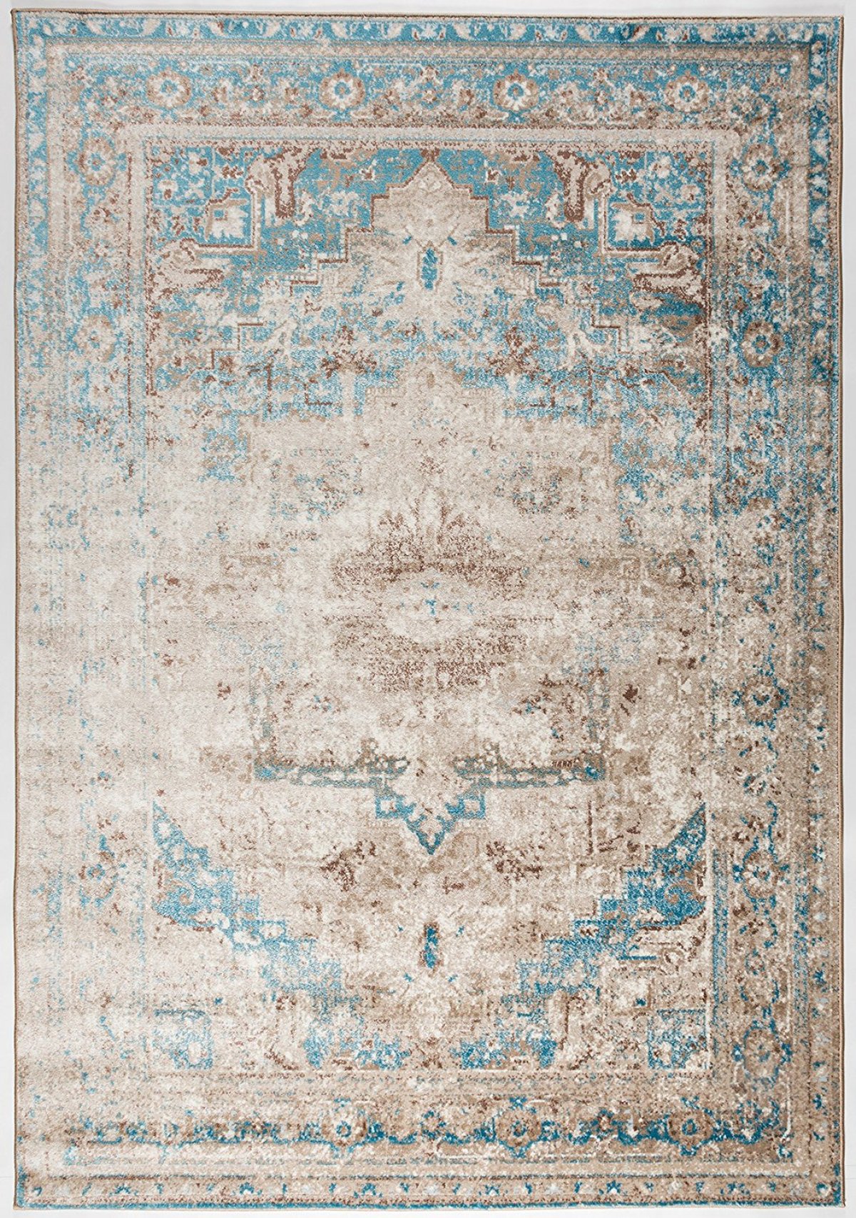 Antep Rugs Inc. - Antep Rugs Bosphorus Collection Olympus Area Rug Blue